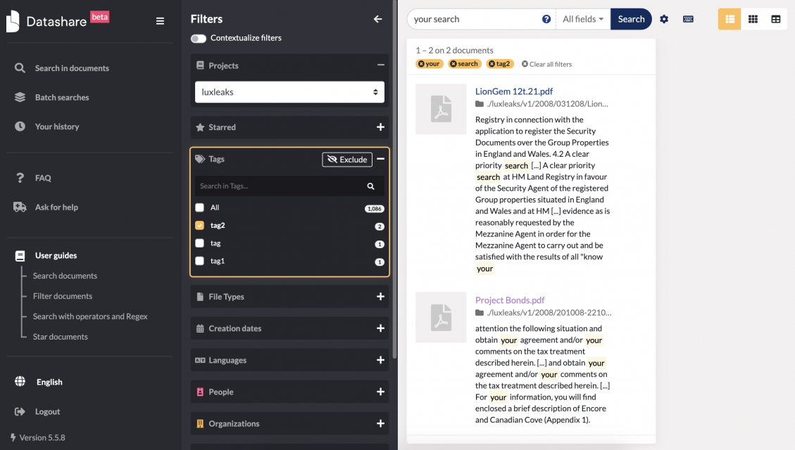 Explore company secrets in Lux Leaks using Datashare - ICIJ